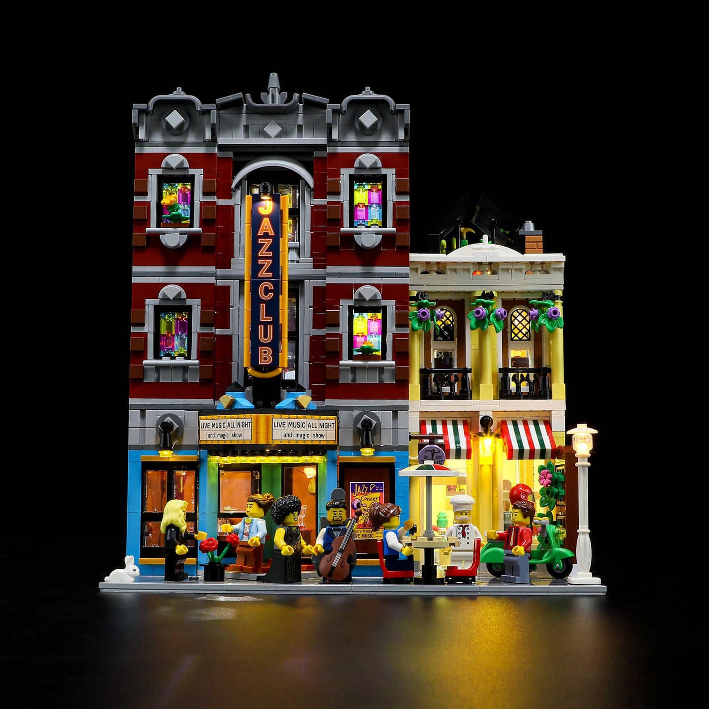 Lego Jazz Club 10312 Light Kit(With Amazing Night Mode) – Briksmax